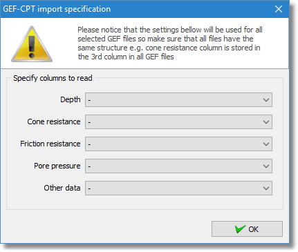 Importing .gef files