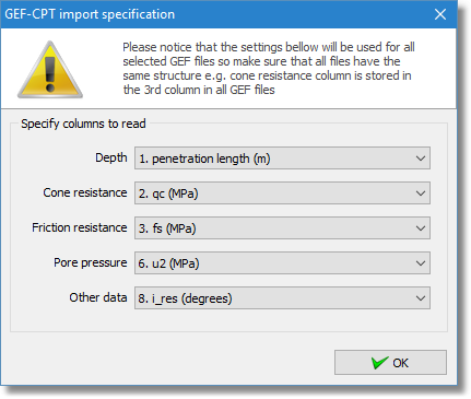 Importing .gef files