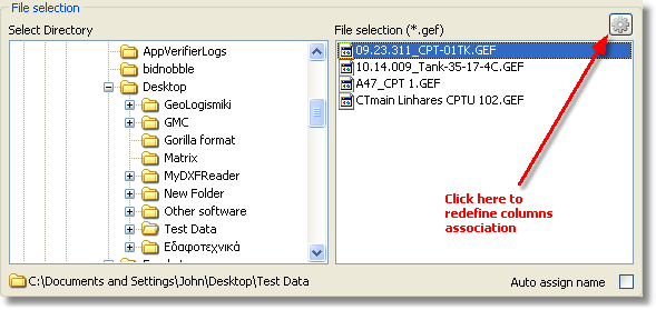 Importing .gef files